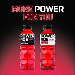 POWERADE, Electrolyte Enhanced Sports Drinks w/ Vitamins, Fruit Punch, 20 Fl Oz (Pack of 8)