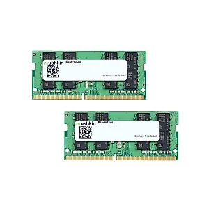 Mushkin Essentials – DDR4 Laptop DRAM – 32GB (2x16GB) SODIMM Memory Kit – 3200MHz (PC4-25600) CL-22 – 260-pin 1.2V Notebook RAM – Dual-Channel – Low-Voltage – (MES4S320NF16GX2)