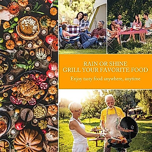 Techwood 1600W Indoor Outdoor Electric grill, Electric BBQ Grill, Portable Removable Stand Grill, Black