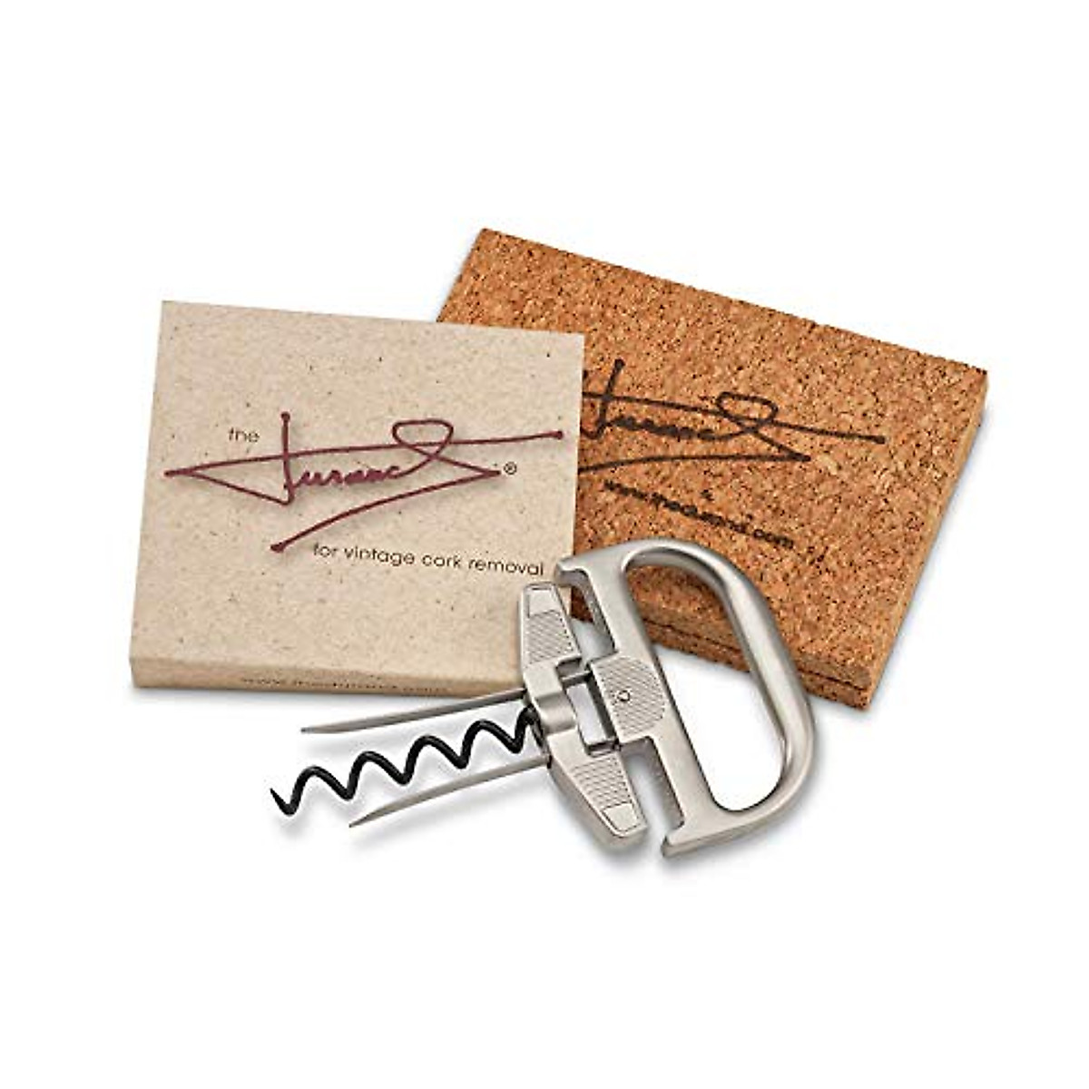 The Durand® two part device to successfully remove older and fragile wine corks whole and intact.