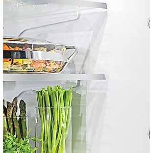 GE Profile PYE22KMKES 36" Energy Star Qualified Counter-Depth French-door Refrigerator with 22.2 Cu. Ft. Capacity Hands-free Autofill dispenser and Quick Space shelf in Slate