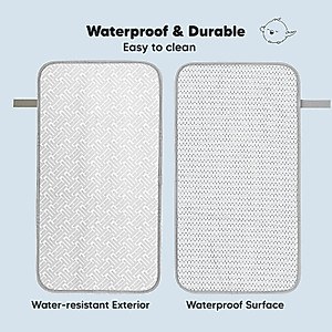 KeaBabies Portable Diaper Changing Pad and Waterproof Foldable Baby Changing Mat - Travel Diaper Change Mat - Diaper Changing Station - Travel Diaper Change Pad - Lightweight Changing Pads for Baby