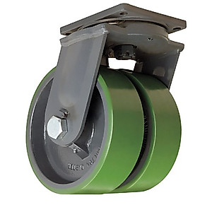 Hamilton S-MDD-124DT Swivel MDD Dual 12X4 DURALAST 9600 Battleship Gray