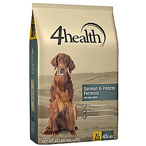 4health Salmon & Potato Formula Adult Dog Food | Modulate The Immune System of Canines, 45 Lb