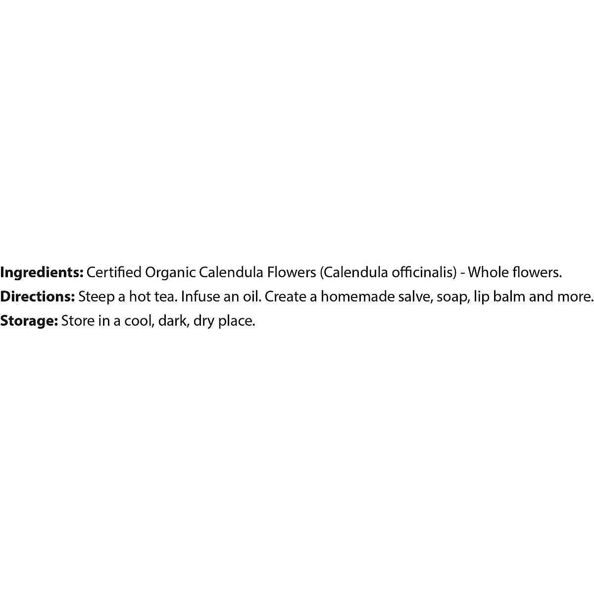 FGO Organic Calendula Flowers, Whole, 100% Raw From Egypt, 4oz, Packaging May Vary (Pack of 1)