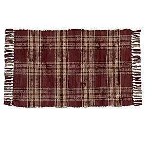 Park Designs 315-25K Sturbridge Rag Rug, 24" x 42", Wine