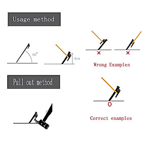 IUMÉ 10-Pack Tent Stakes, Black / 11.8inch Heavy Duty Camping Stakes with Oxford Fabric Pouch, Unbreakable and Inflexible Steel Ground Stakes Tent for Outdoor Trip Hiking Gardening