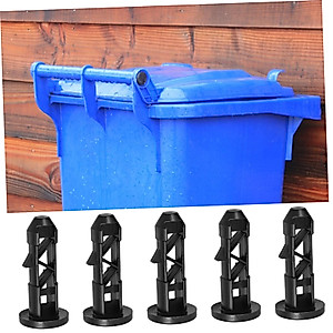 AOKWAWALIY 5pcs Trash Can Latch Trash Can Lid Shafts Garbage Can Buckles Plastic Garbage Can Latches Trashcan Cover Link Plastic Trash Can Trashcans Trash Can Plug Lid Pin Supplies Universal