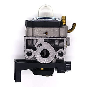 LOLUZ 2PCS GX35 Carburetor Compatible with 4-Stroke Gasoline Brush Cutter Garden Mechanical Lawn Mower Carb Rebuild Set Part Tool Accessories