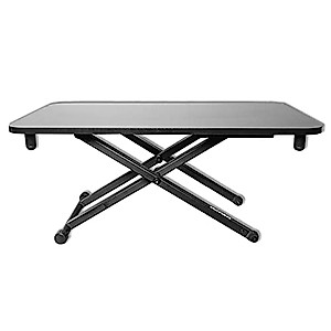 Victor Adjustable Laptop Standing Desk, 29”x18.5, Black