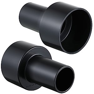 Enhon 2 Pcs Hose Adapter 2-1/2" OD To 1-1/2" OD Reducer, Vacuum Cleaner Hose Reducer for Dust Collection Accessories
