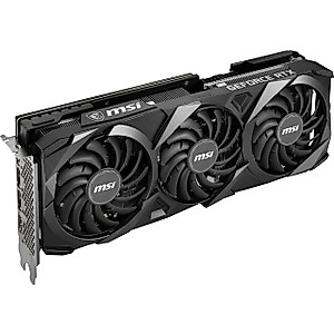 MSI Gaming GeForce RTX 3070 LHR 8GB GDRR6 256-Bit HDMI/DP Nvlink Triple Torx Fan 3 Ampere Architecture OC Graphics Card (RTX 3070 Ventus 3X Plus 8G OC LHR)