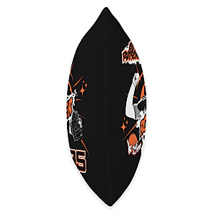 Adley Rutschman Baltimore Baseball Sket One x MLB Players Throw Pillow