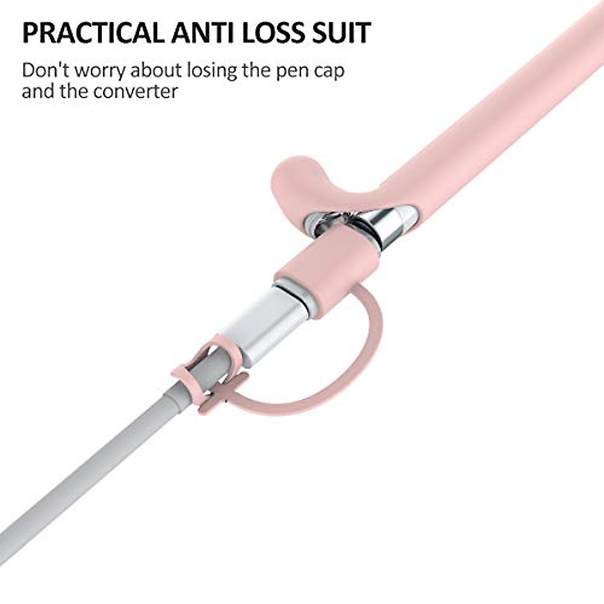 Silicone Soft Protective Case Cover Silicone Sleeve Compatible with Apple Pencil 1st Generation