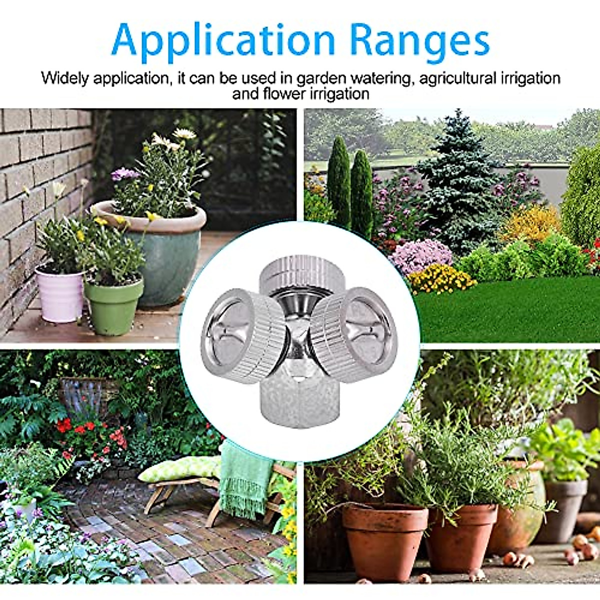 Mothinessto Spray Head 3x4x4cm Irrigation Fitting Garden Nozzle Spray Nozzle for Agricultural Irrigation