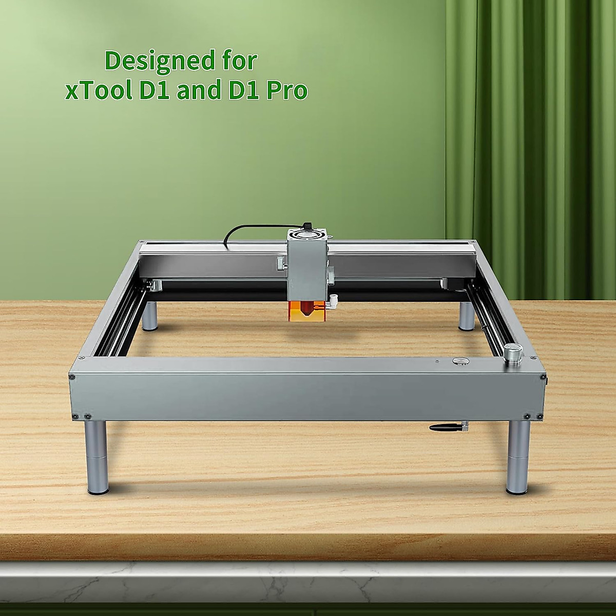 4Pcs Laser Engraver Riser Raiser Footpads Compatible with xTool D1 and D1 Pro Laser Cutter and Engraver Machine (Gray)