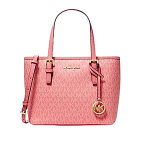 Michael Kors XS Carry All Jet Set Travel Womens Tote (GRAPRFRUIT)