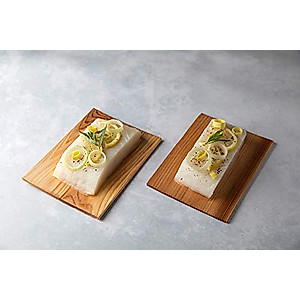 Case of 50 Small 3.5x7" Cedar Grilling Planks Plate Size - Restaurant Quantity