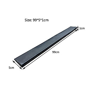 GUENZO Threshold Ramp, Wheelchair Ramp, Indoor Rubber Threshold Ramps Rise Curb Ramps Entrance Service Ramps for Home, Steps, Stairs, Wheelchair, Floor Sweeper Curbs (Size : 99 * 5 * 1cm)