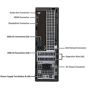 DELL OptiPlex 3040 SFF Desktop Computer Intel Quad Core i5-6500 3.2GHz up to 3.6GHz 16GB Ram 512GB SSD Built-in WiFi & Bluetooth HDMI Dual Monitor Support Wireless Keyboard & Mouse Win10 Pro (Renewed)