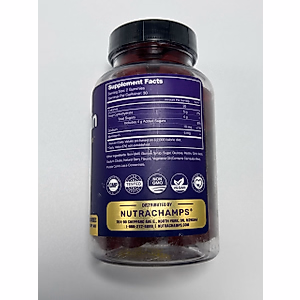 NutraChamps (Pack of 2 Melatonin Gummies for Adults, Extra Strength Sleep Aid Vitamins, 5mg or 10mg Dose, Vegan Natural Strawberry Flavor Supplement for Better Sleep, 120 Gummies