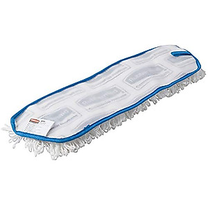 Rubbermaid Commercial Products 6" Flow Finish Pad, Blue, for Janitorial/Professional Cleaners and Heavy-Duty industrial Cleaning/Finishing on Hard-Wood/Tile/Vinyl/Other Floor Sufaces