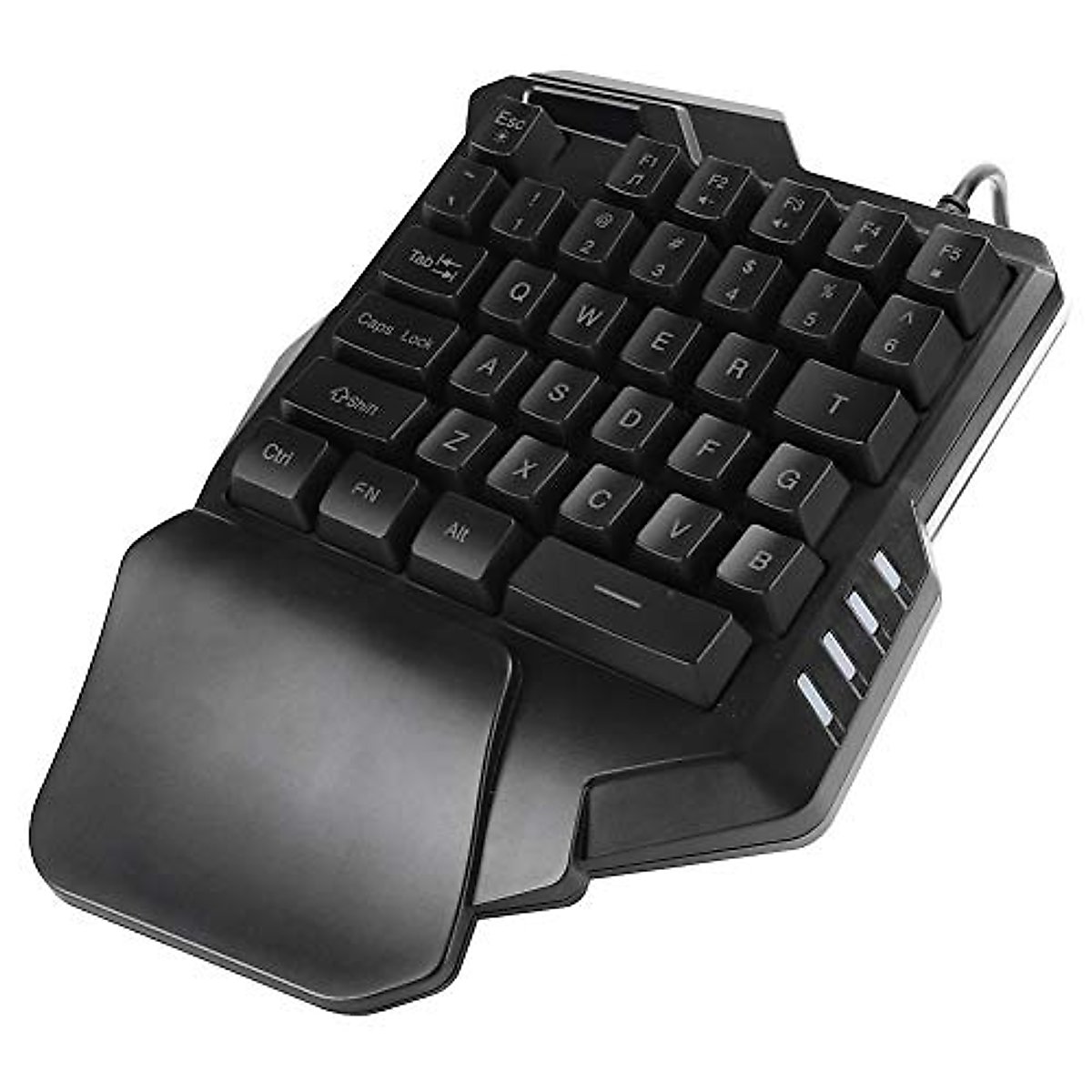 G30 One Handed Gaming Keyboard , Professional LED Backlit Keyboard , Compact 35 Keys Half Keyboard Gaming Keypad for win2000 ,XP ,Me ,Vista7 ,8 ,OS X Black