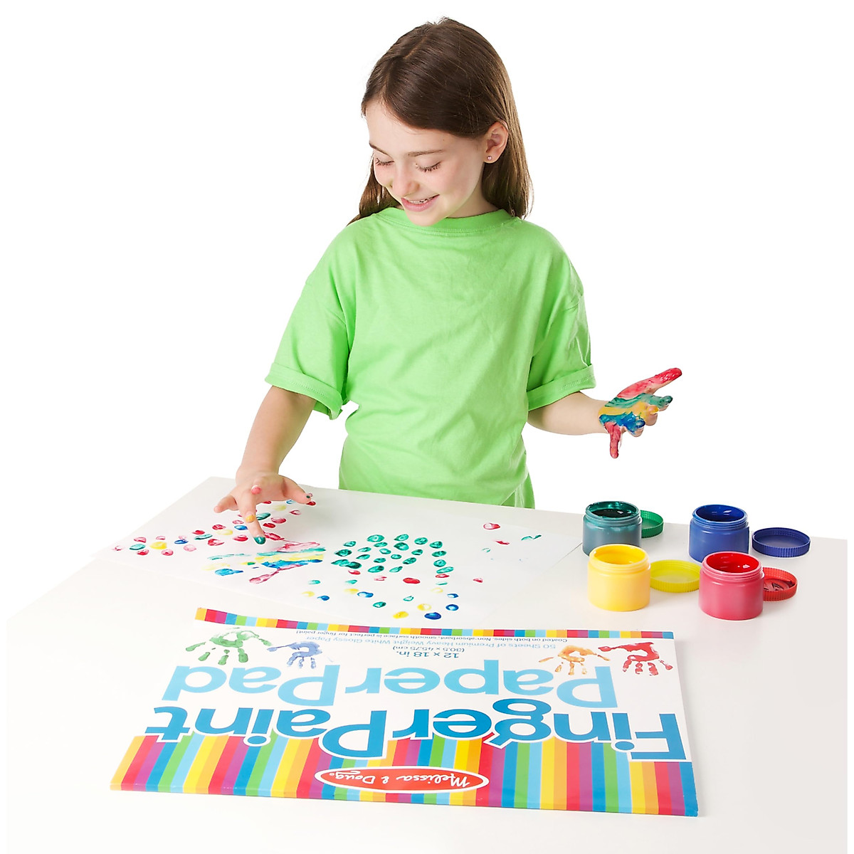 Melissa & Doug Finger Paint Paper Pad (12"x18")