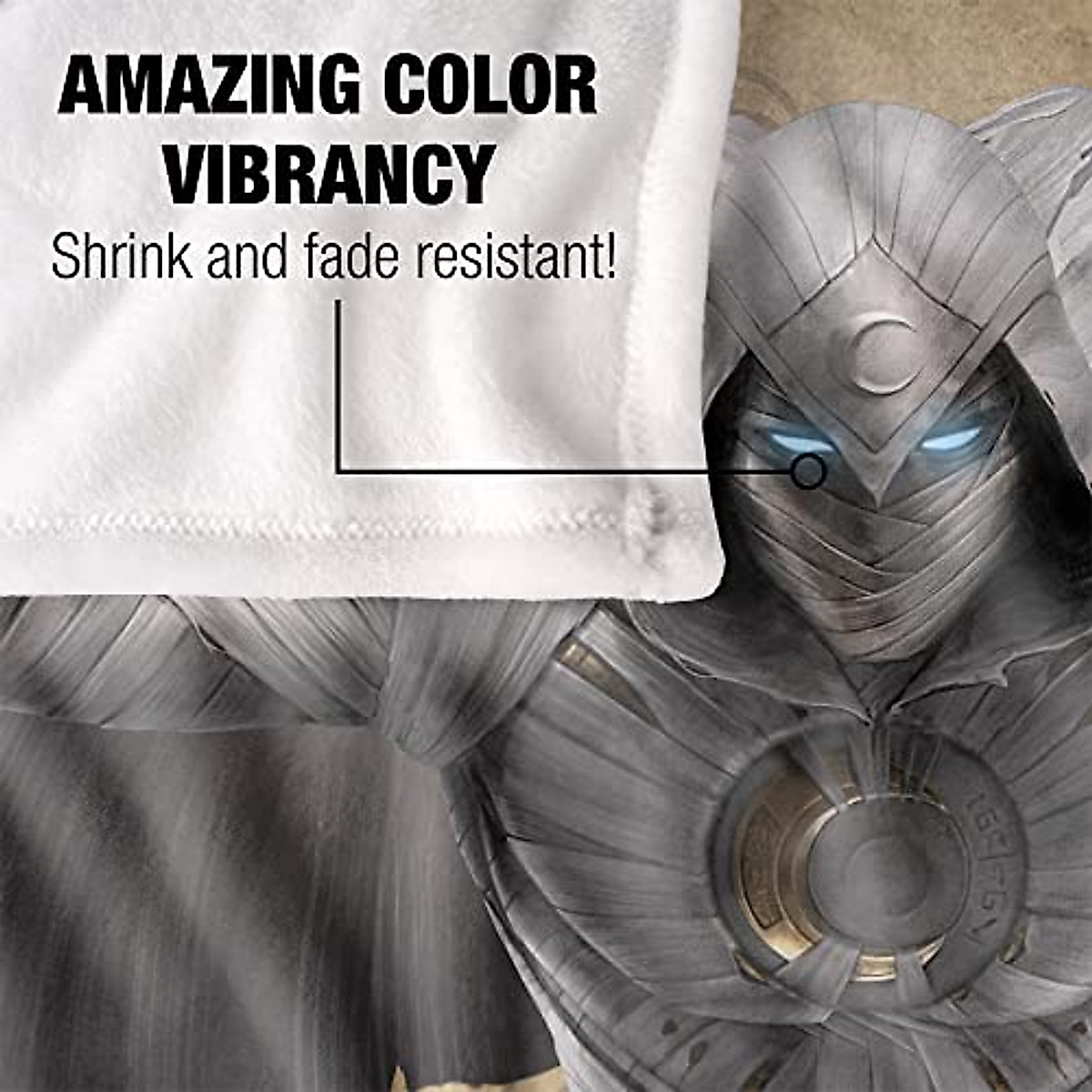 Moon Knight Blanket, 50"x60" Moon Knight Glyph FlightSilky Touch Super Soft Throw Blanket