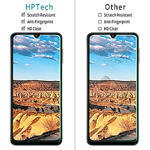 HPTech (2 Pack) Tempered Glass For Samsung Galaxy A32 5G Screen Protector, Easy to Install, Bubble Free, Work with 99% Case Friendly