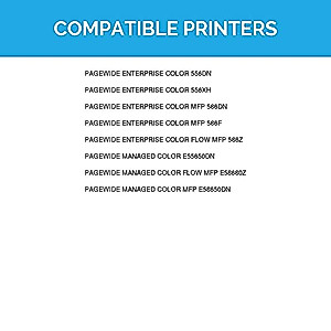 LD Products Remanufactured Ink Cartridge Replacements for HP 981X High Yield (L0R12A Black, L0R09A Cyan, L0R10A Magenta, L0R11A Yellow, 4-Pack) for 556dn, 556xh, Flow MFP 586z, MFP 586dn, MFP 586f
