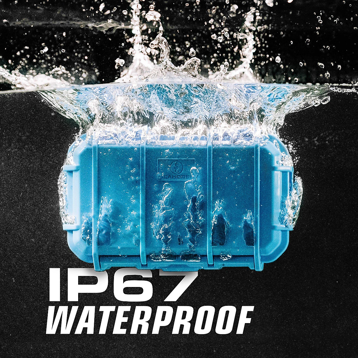 Seahorse SE-56B100 100 Round Locking Bullet / Ammo Storage Box - Mil Spec / Waterproof / USA Made / Dust Proof / Airtight - for 9mm .40 10mm .22 5.56 NATO .223 Caliber Ammunition (Orange)