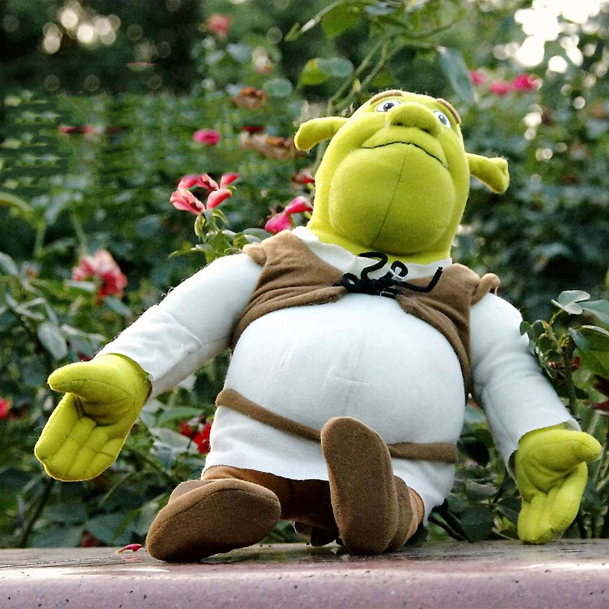 SecretCastle Shrek Plush Doll Toy 15" Height, Shrek Toys Shrek Plush Christmas, L (Shrek L)