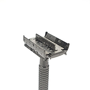 Double Edge Safety Razor Kit with Blades, Butterfly Safety Razor For Men Women, Metal Single One Blade Razor Fits All Double Edge Blade, Safe Quick to Change Blade, Eco Friendly DE Razor