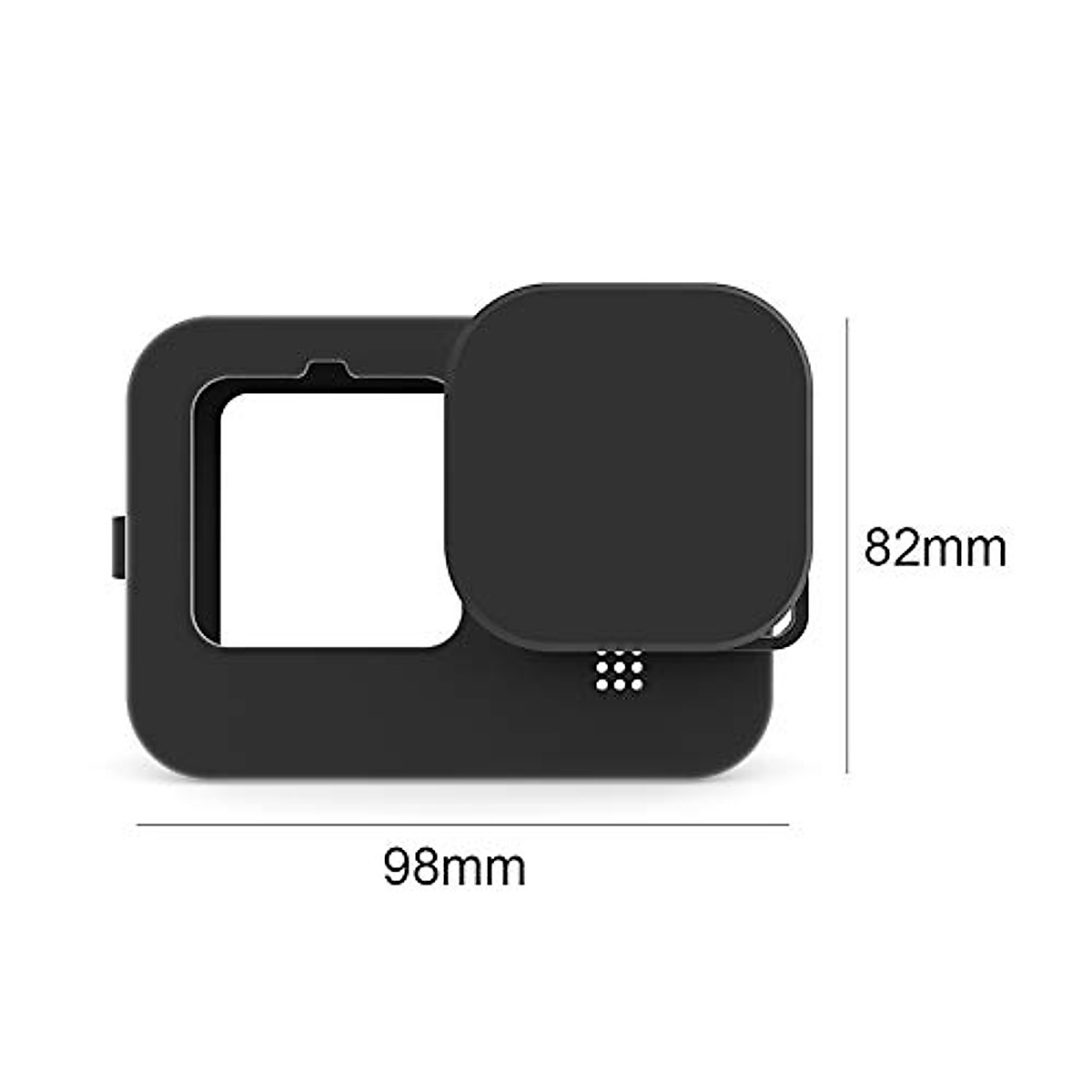 Taisioner Silicon Protective Housing Case for GoPro Hero 11 Hero 10 Hero 9 Black Sleeve Housing Frame with Lanyard and Lens Cover Accessories