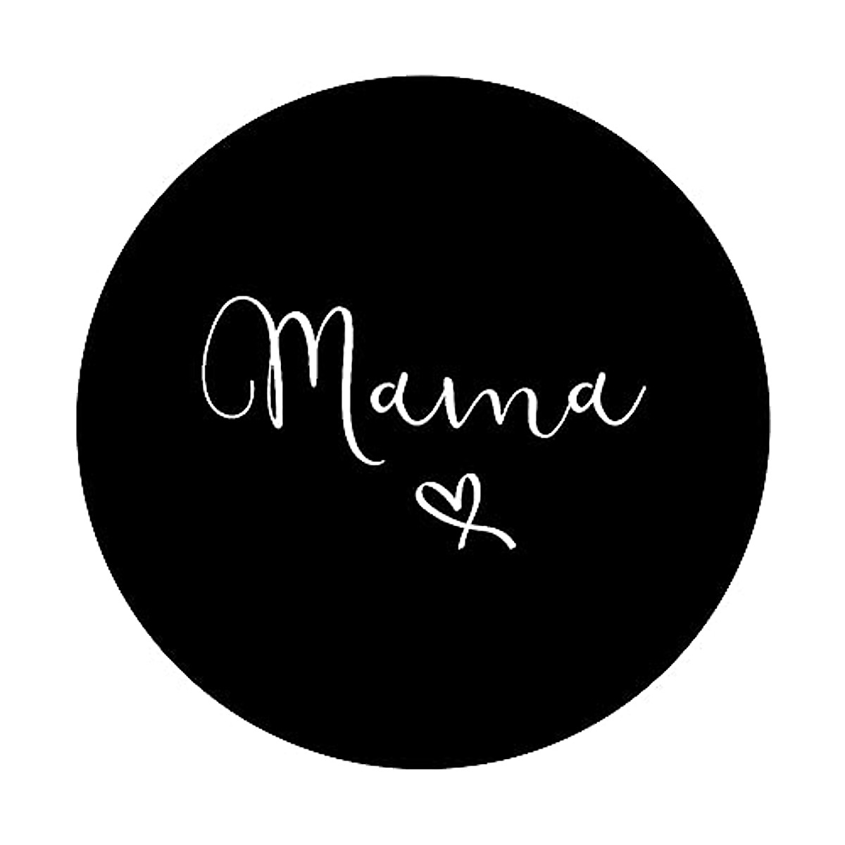 Mama Heart Print Mother Mom Women Christmas Mother's Day PopSockets Swappable PopGrip