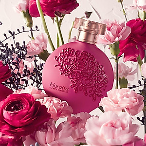 O BOTICARIO Floratta Secret Flowers Eau de Toilette, Long-Lasting Floral Rose Fragrance Perfume for Women, 2.5 Ounce