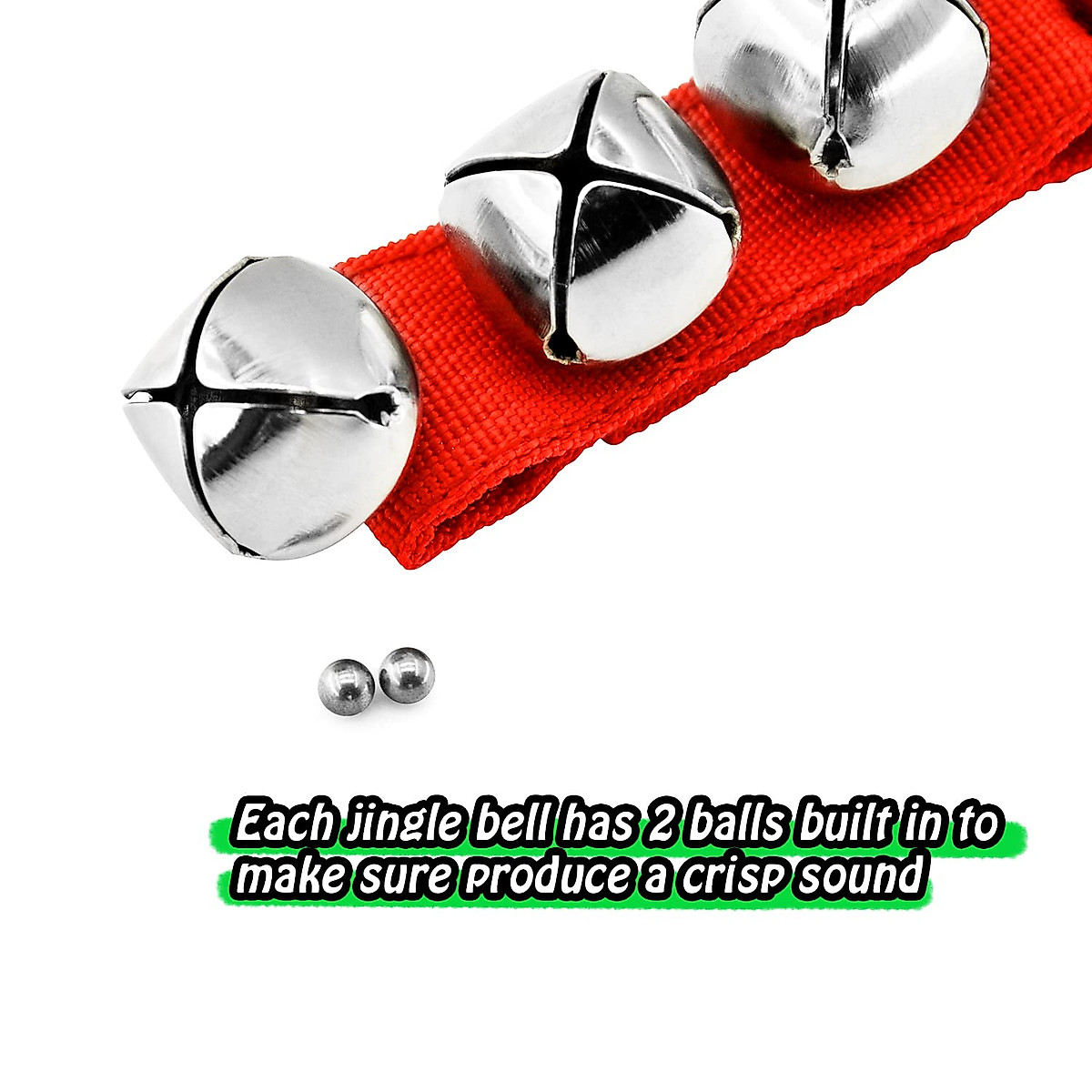 MUSICUBE Band Wrist Bells 12 Pairs 24 Pcs Kids Musical Rhythm Instrument Hand Percussion Jingle Bells Ankles Bells