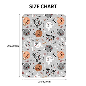 Rutiea Funny Puppy Heads Car Seat Cover for Babies, Peekaboo Opening Minky Carseat Canopy Stroller Cover for Newborn, Mom Nursing Breastfeeding Covers, Blanket for Infant Toddler