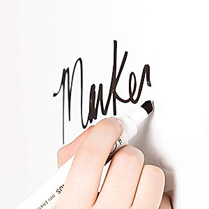 U Brands Magnetic Dry-Erase Board, 24 X 18 Inches, Black Wood Frame