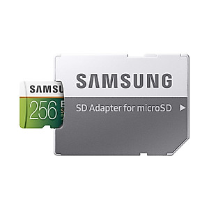 SAMSUNG (MB-ME256GA/AM) 256GB 100MB/s (U3) MicroSDXC EVO Select Memory Card with Full-Size Adapter