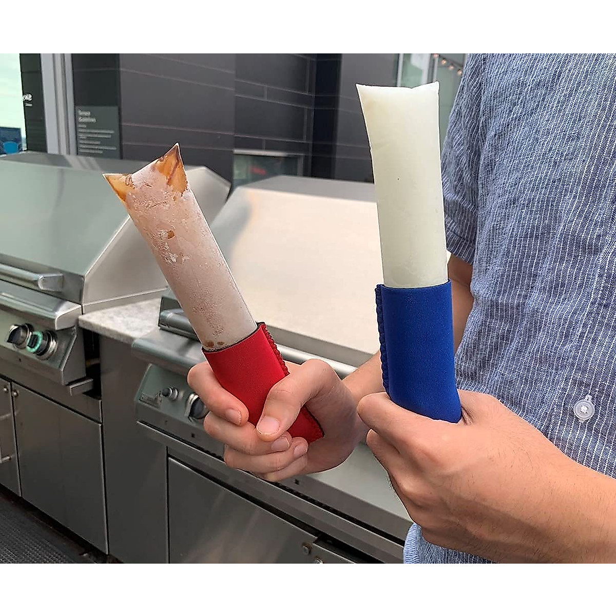 100 Pcs Bolsas Para Helado Bolis/Ice Candy Wrappers/Ice Moldes Para Paletas De Helado, Plastic Disposable Ice Popsicle Bags and Icecream Maker