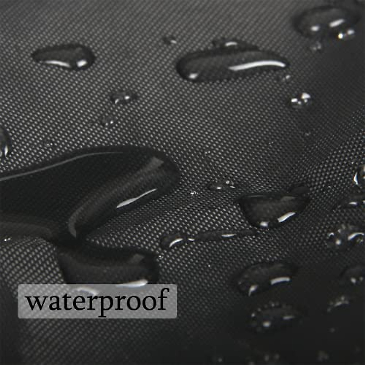 J&C Fan Cover Misting Fan Cover Waterproof Spray Cooling Fan Cover Industrial Fan Dust Cover Outdoor Water Misting Fan Covers Patio Water Tank Fans Case Heavy Duty Black Dustproof Large Black (No Fan