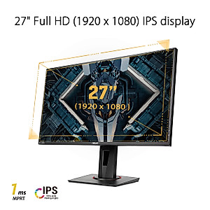 ASUS TUF Gaming 27” 1080P Monitor (VG279QR) - Full HD, IPS, 165Hz (Supports 144Hz)(Renewed)