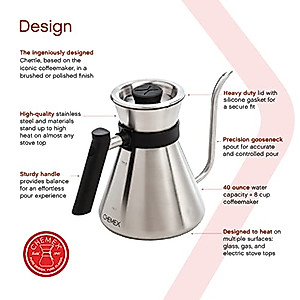 Chemex - Stainless Steel Gooseneck Chettle - Brushed