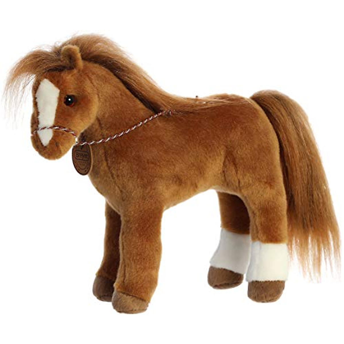 Breyer Aurora® Exquisite Quarter Horse Stuffed Animal - Realistic Detailing - Imaginative Play - Brown 13 Inches