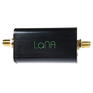 Nooelec Lana - Ultra Low-Noise Amplifier (LNA) Module for RF & Software Defined Radio (SDR) with Enclosure & Accessories. Wideband 20MHz-4000MHz Frequency Capability with Bias Tee & USB Power Options