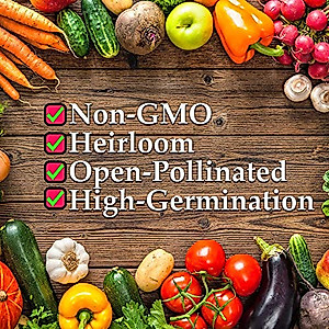 Okra Seeds for Planting - Clemson Spineless - 10 g 175+ Seeds - Non-GMO, Heirloom Okra Vegetable Seeds - Home Garden Okra Seeds - Sealed in a Beautiful Mylar Seed Packet for Extended Shelf Life