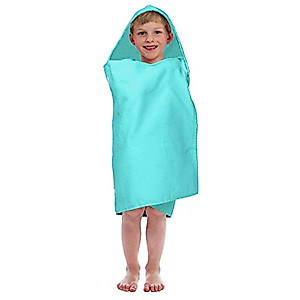 Jay Franco Bluey & Bingo Bath/Pool/Beach Hooded Towel - Super Soft & Absorbent Cotton Towel, Measures 22 x 51 Inches (Official Bluey Product)
