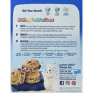 Pillsbury Funfetti Oreo Vanilla Cake, 12 Count